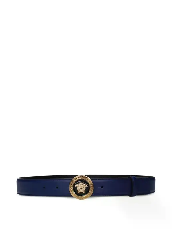 Versace Medusa Head Belt - Blue