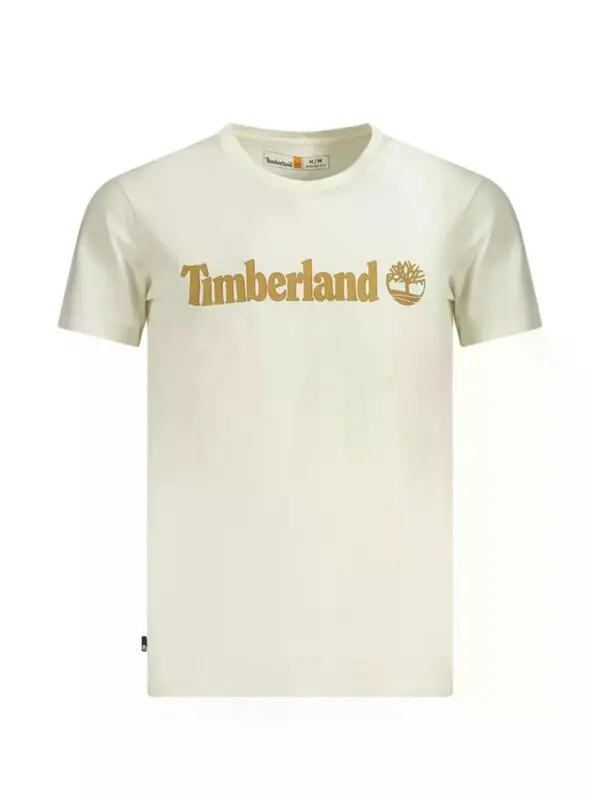 Timberland Logo-print Cotton T-shirt - Neutrals