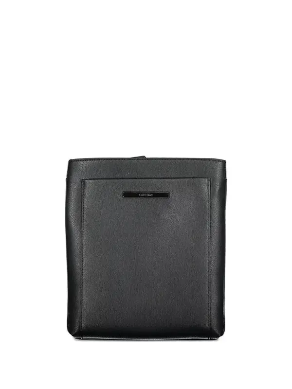Calvin Klein Logo-plaque Shoulder Bag - Black