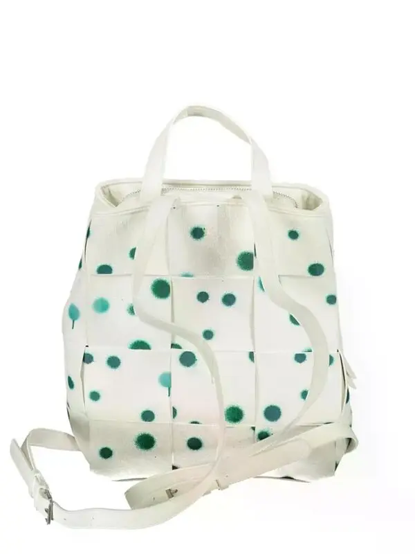 Desigual Woven Spray-paint Backpack - White