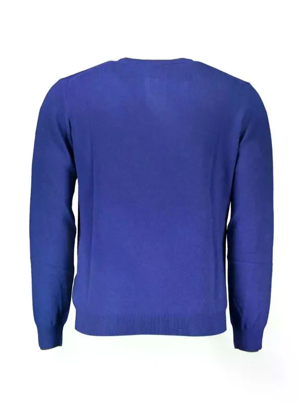 HARMONT & BLAINE Logo-embroidered Sweater - Blue