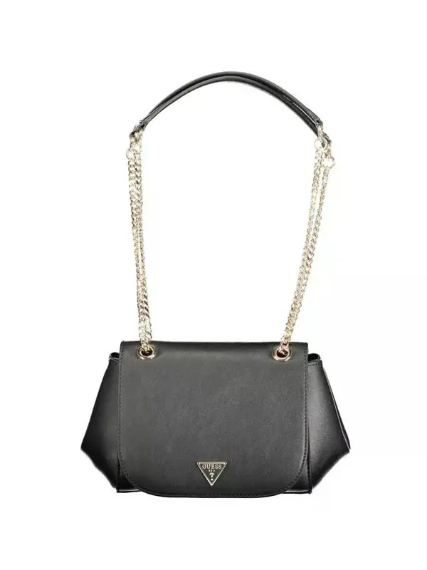 Guess Logo-detail Shoulder Bag - Black