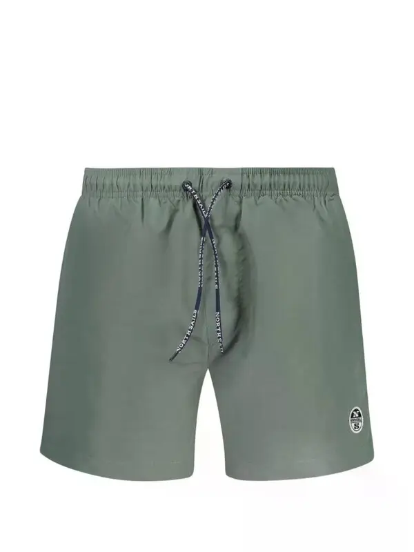 NORTH SAILS Logo-patch Swim Shorts - Green