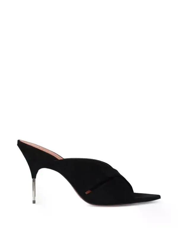 Amina Muaddi Open Toe Mules