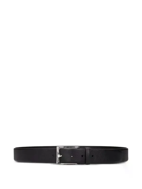 TESTONI Grained Leather Belt