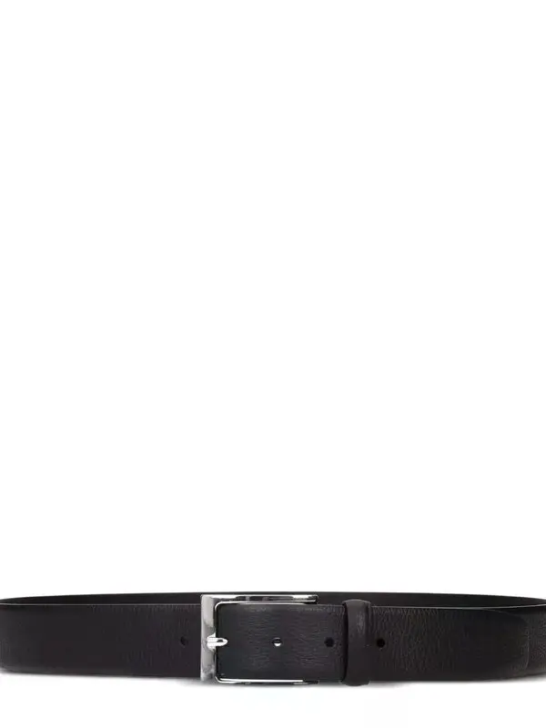 TESTONI Grained Leather Belt