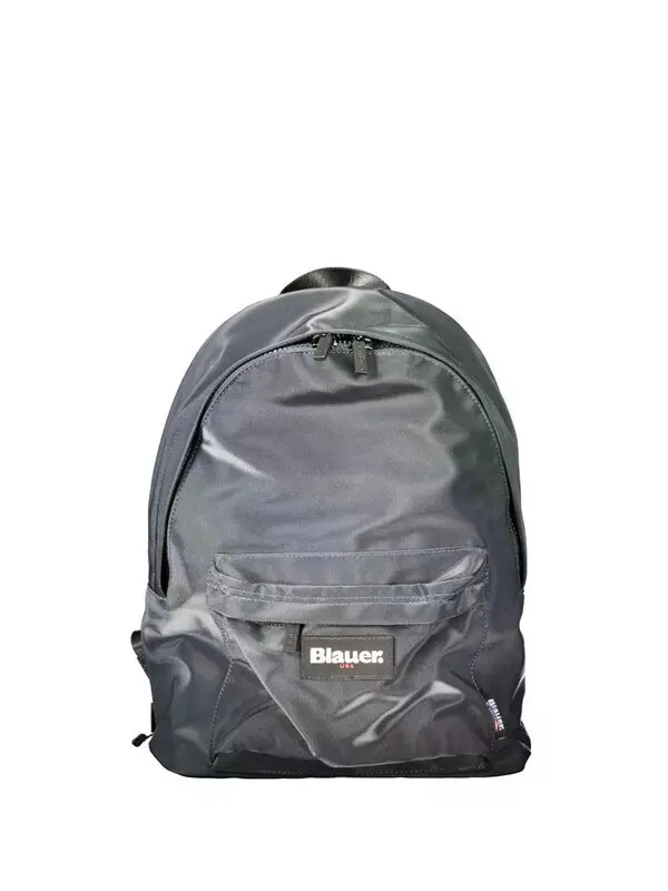 BLAUER. Logo-patch Backpack - Grey