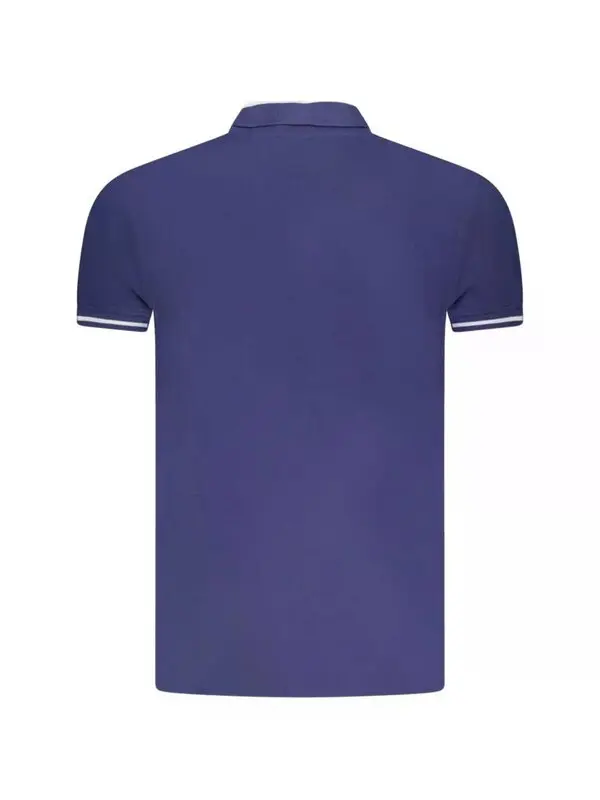 Roberto Cavalli Tipped-trim Polo Shirt - Blue