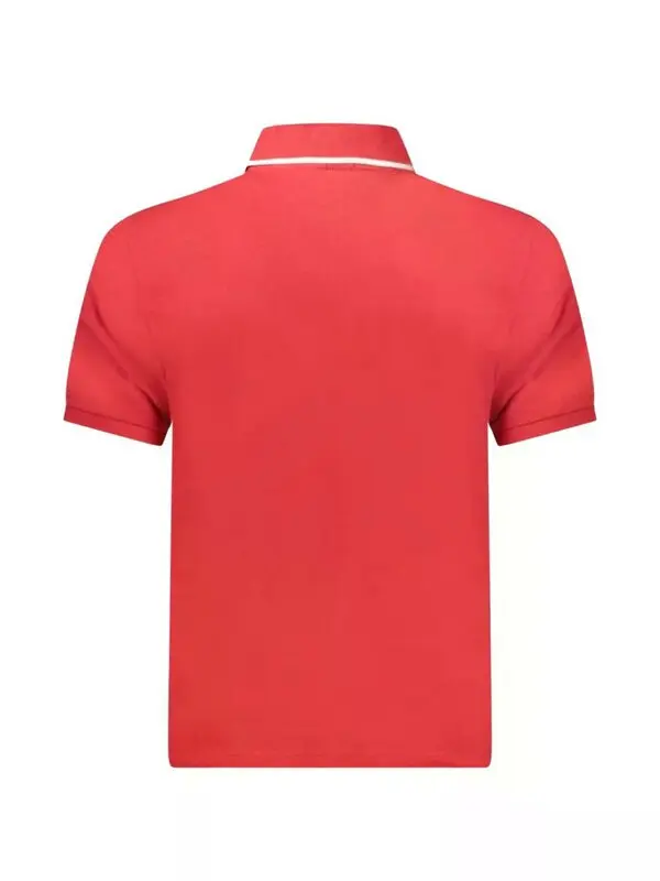 NORTH SAILS Logo-patch Tipped Polo Shirt - Red