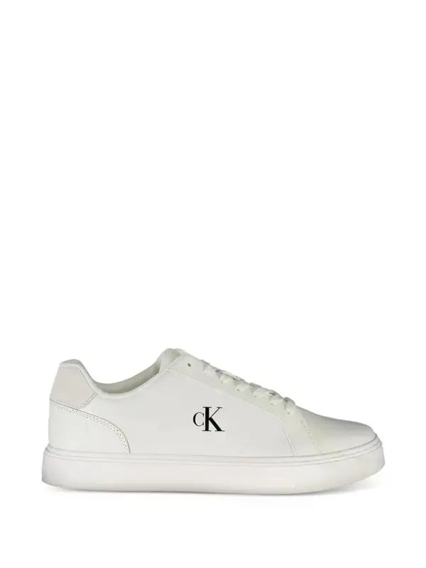 Calvin Klein Logo-print Leather Sneakers