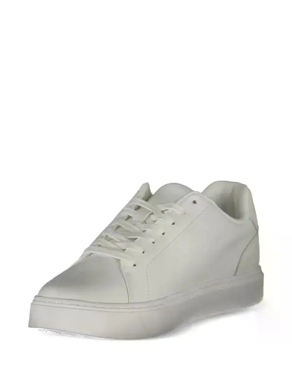 Calvin Klein Logo-print Leather Sneakers