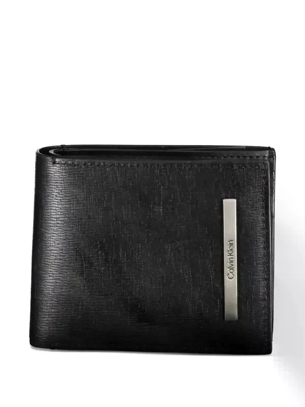 Calvin Klein Logo-plaque Bifold Wallet - Black