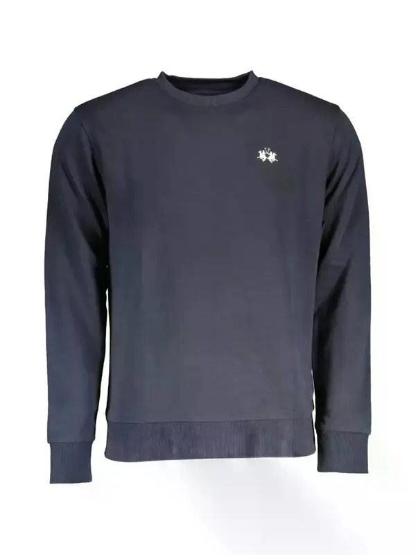 LA MARTINA Embroidered-logo Sweater - Blue
