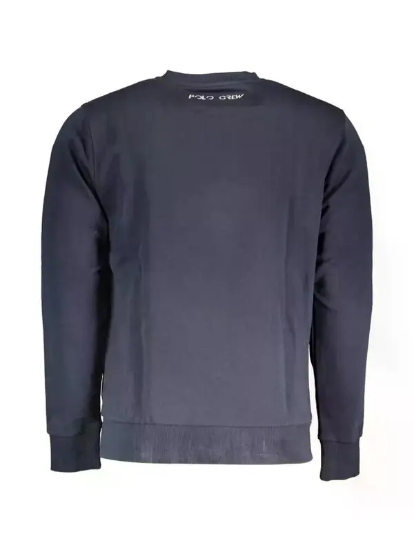 LA MARTINA Embroidered-logo Sweater - Blue