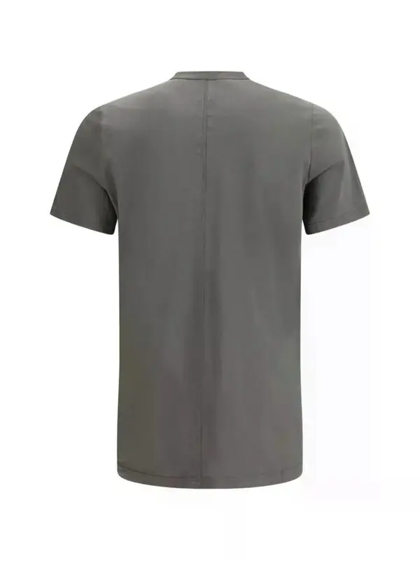 Rick Owens Seam-detail Cotton T-shirt - Grey