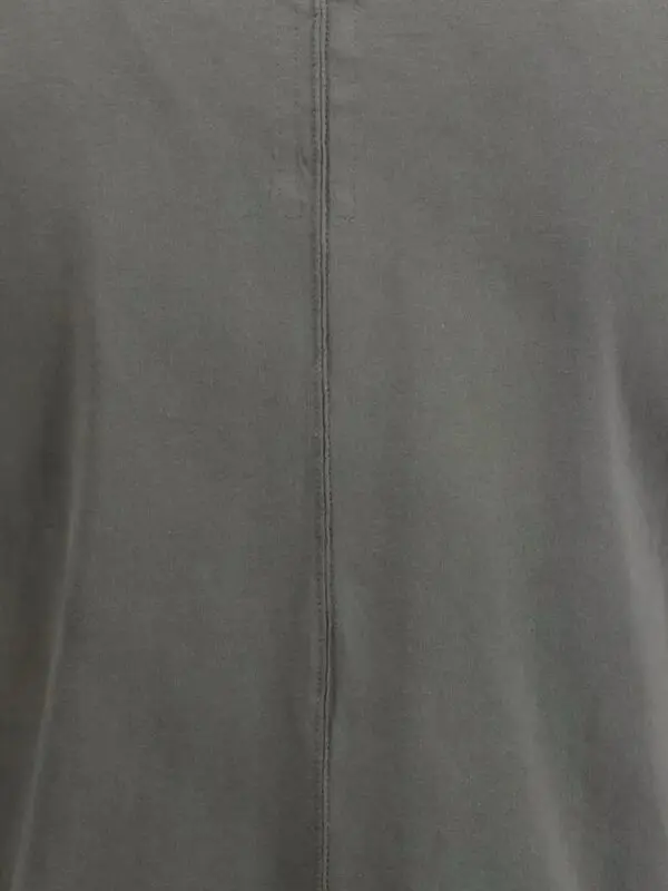 Rick Owens Seam-detail Cotton T-shirt - Grey