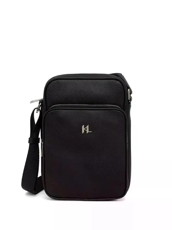 Karl Lagerfeld K/monogram Cross Body Bag - Black