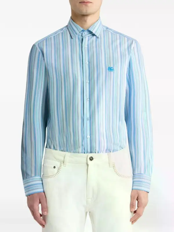 Etro Striped Cotton Shirt
