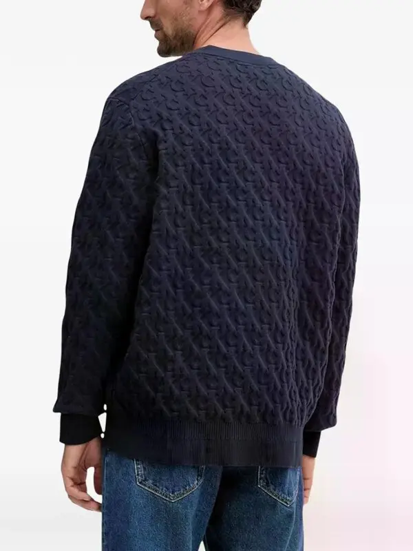 Calvin Klein Monogram-pattern Sweater
