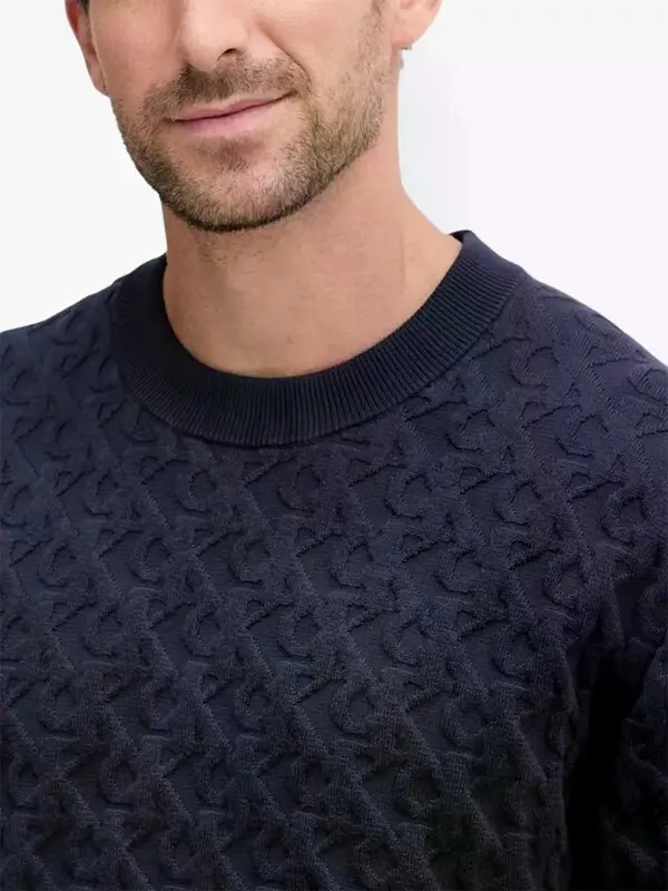 Calvin Klein Monogram-pattern Sweater