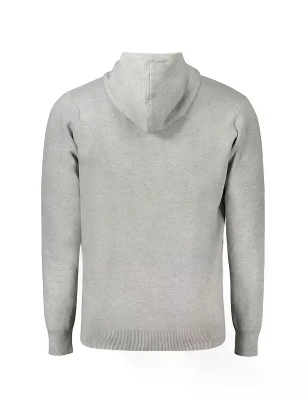 NORWAY 1963 Zip-up Knitted Hoodie - Grey