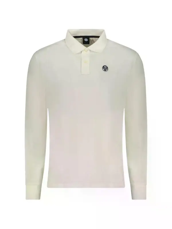 NORTH SAILS Long-sleeved Polo Shirt - Neutrals