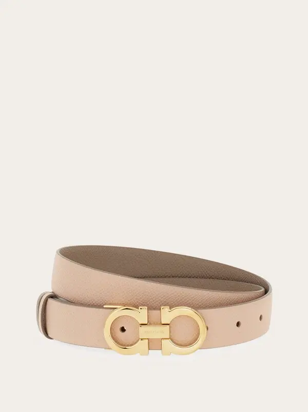 FERRAGAMO Gancini Reversible And Adjustable Belt - Pink