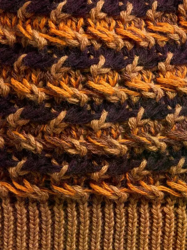 Etro Striped-pattern Wool Beanie