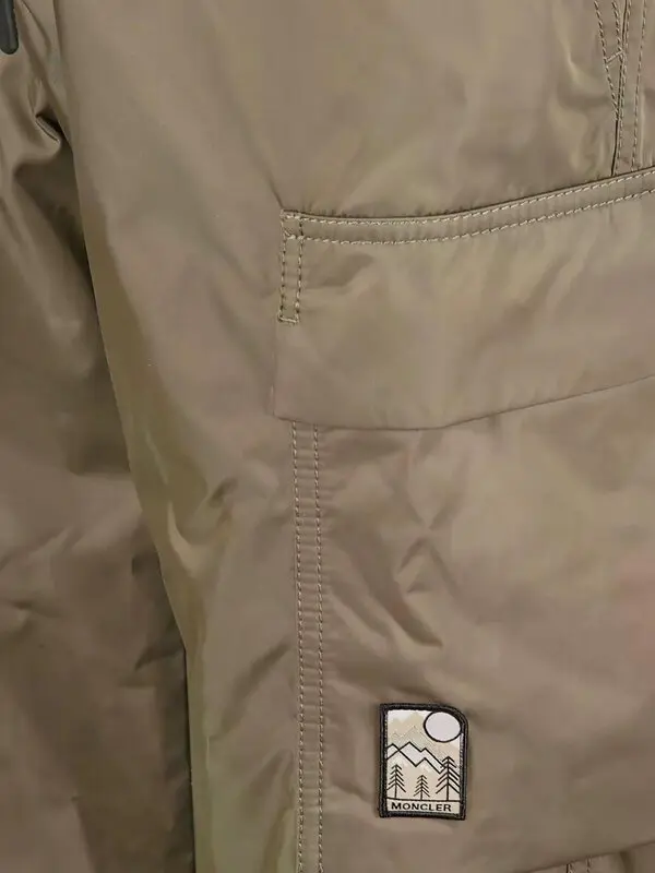 Moncler Padded Cargo Trousers - Green
