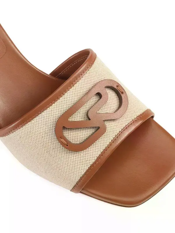SERGIO ROSSI Surge Logo-appliqué Sandals