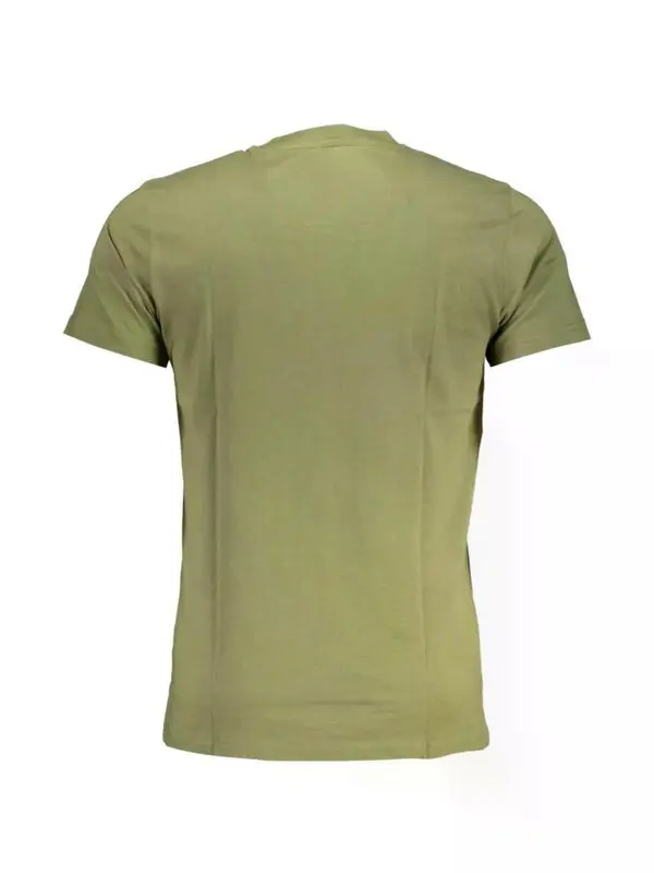 Roberto Cavalli Tiger-print Cotton T-shirt - Green