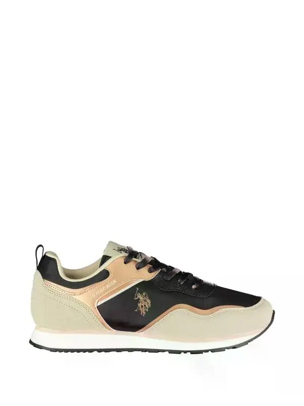 Polo Ralph Lauren Panelled Logo-print Sneakers - Neutrals