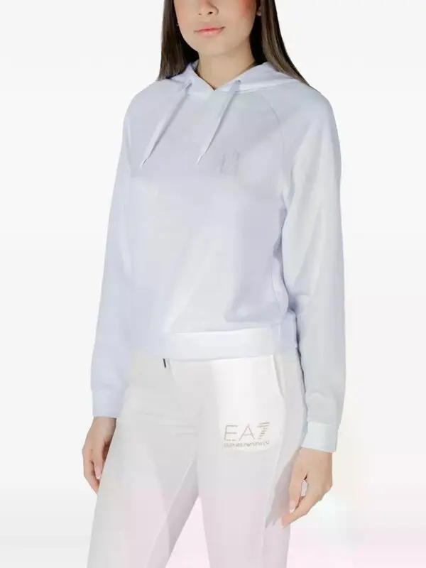 Armani Exchange Logo-print Raglan-sleeve Hoodie