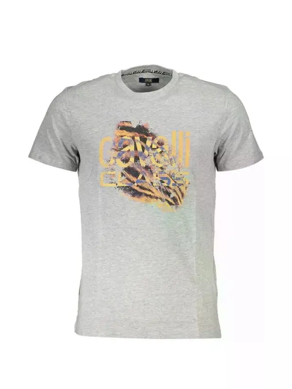 Roberto Cavalli Animal-print Logo T-shirt