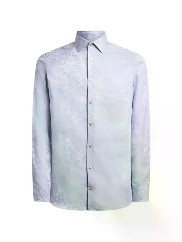 Etro Paisley Jacquard Shirt - Purple