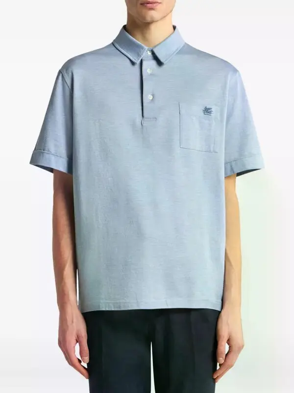 Etro Logo-embroidered Polo Shirt