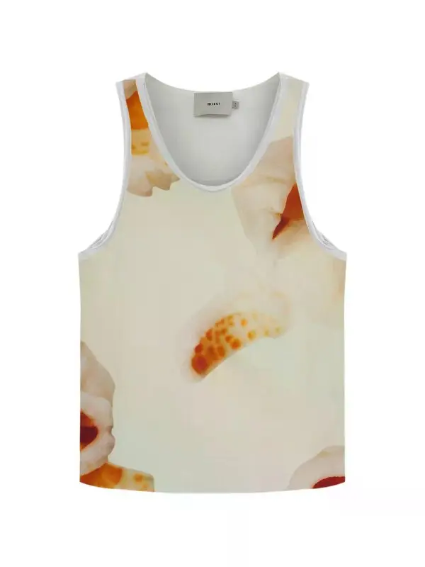 MISCI Amintas Popcorn Print Tank Top - Neutrals