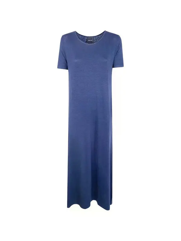 ANNE CLAIRE Short-sleeve Maxi Dress - Blue