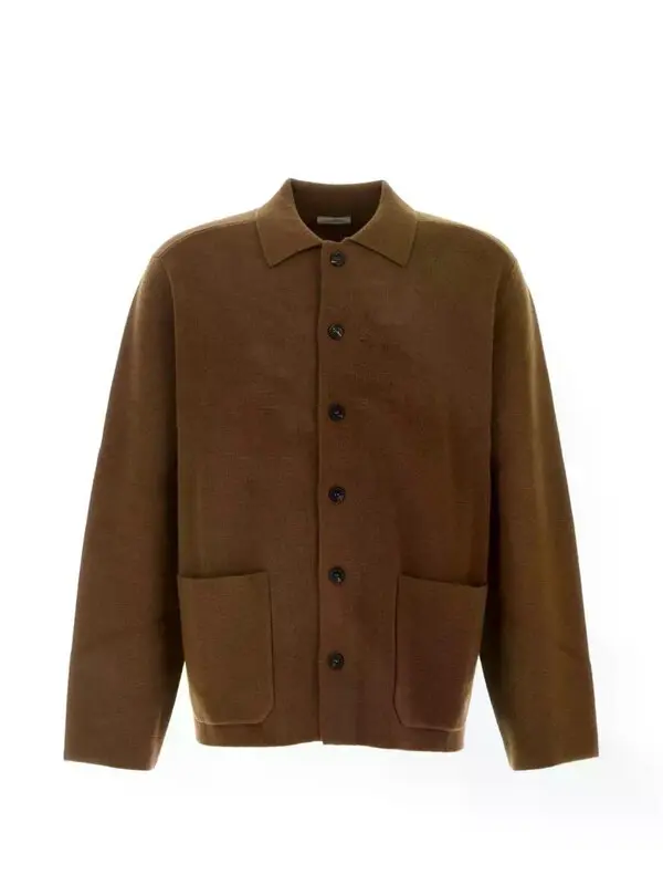Le Kasha Mogo Button Pocket Shirt Jacket - Brown