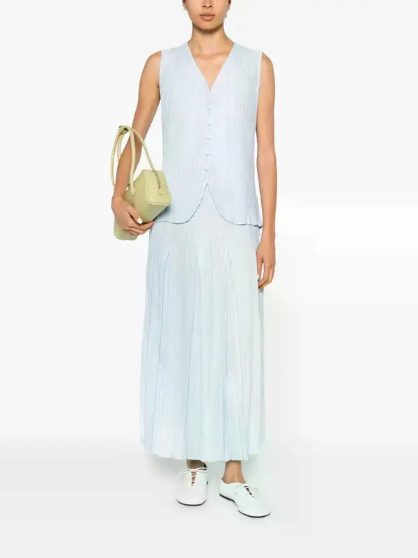 GONGDID DESIGN Pleated Midi Skirt