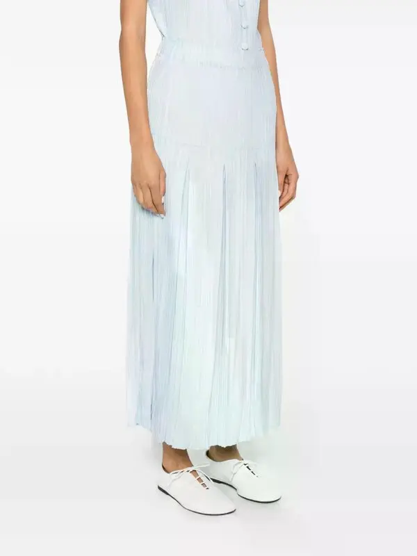GONGDID DESIGN Pleated Midi Skirt