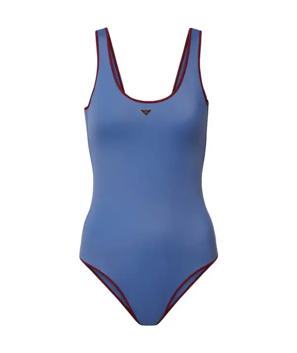 Prada Jersey Swimsuit - Blue