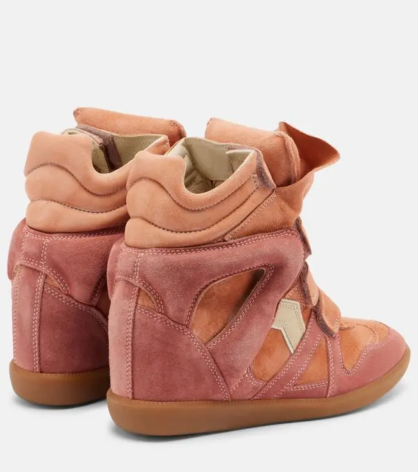Isabel Marant Étoile Bekett Suede High-top Sneakers - Pink