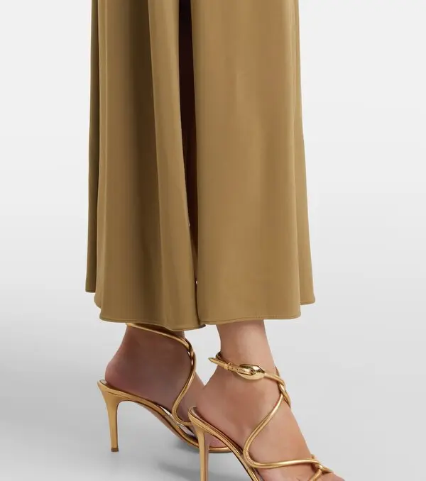 Max Mara Feluca Belted Maxi Dress - Beige