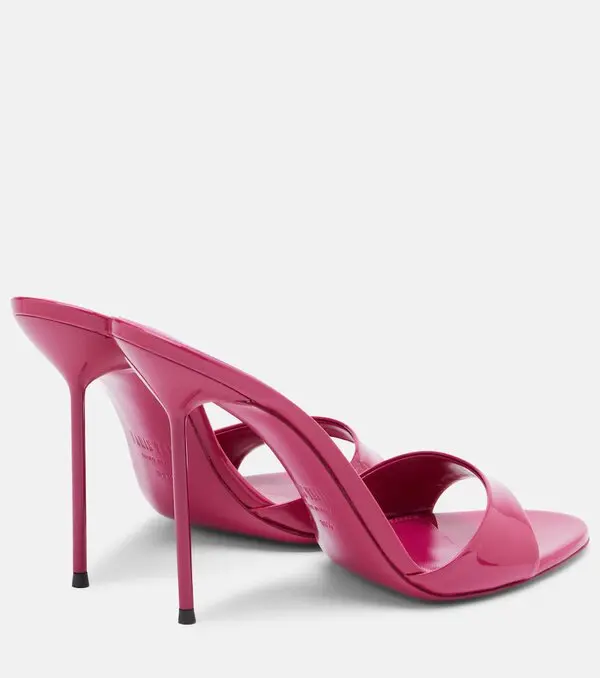 Paris Texas Lidia Patent Leather Mules - Pink