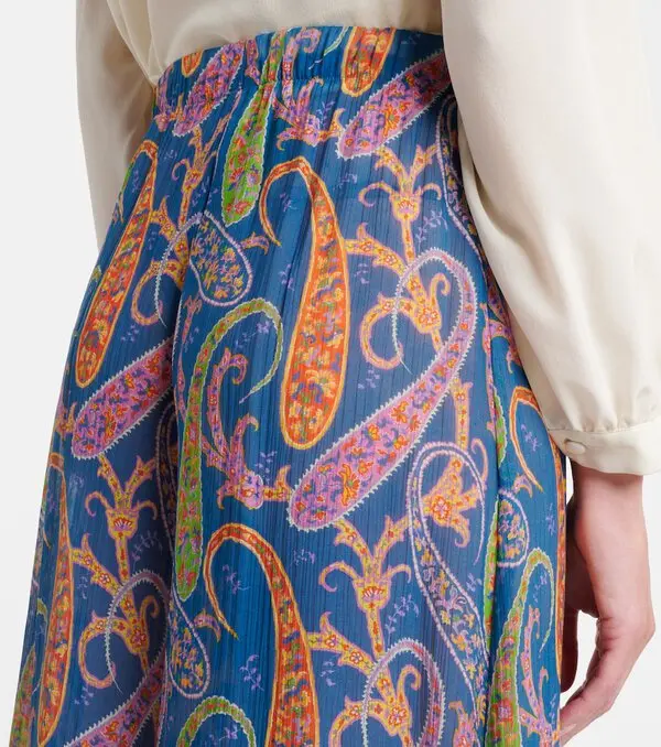 Etro Paisley Wide-leg Pants