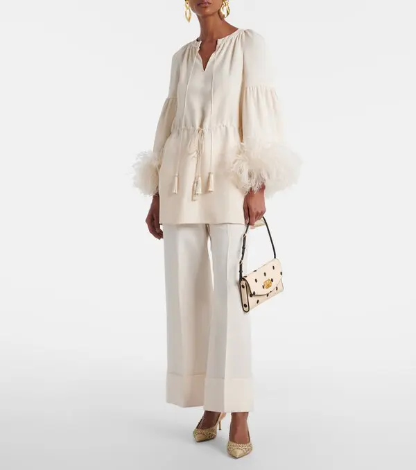 AQUAZZURA Kahlo Raffia Slingback Pumps - Gold