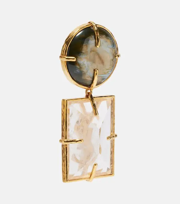 Saint Laurent Cassandre Clip-on Earrings