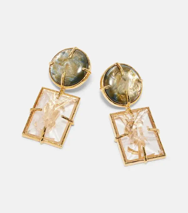Saint Laurent Cassandre Clip-on Earrings