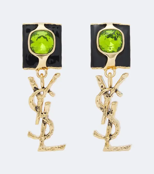 Saint Laurent Cassandre Clip-on Earrings - Gold
